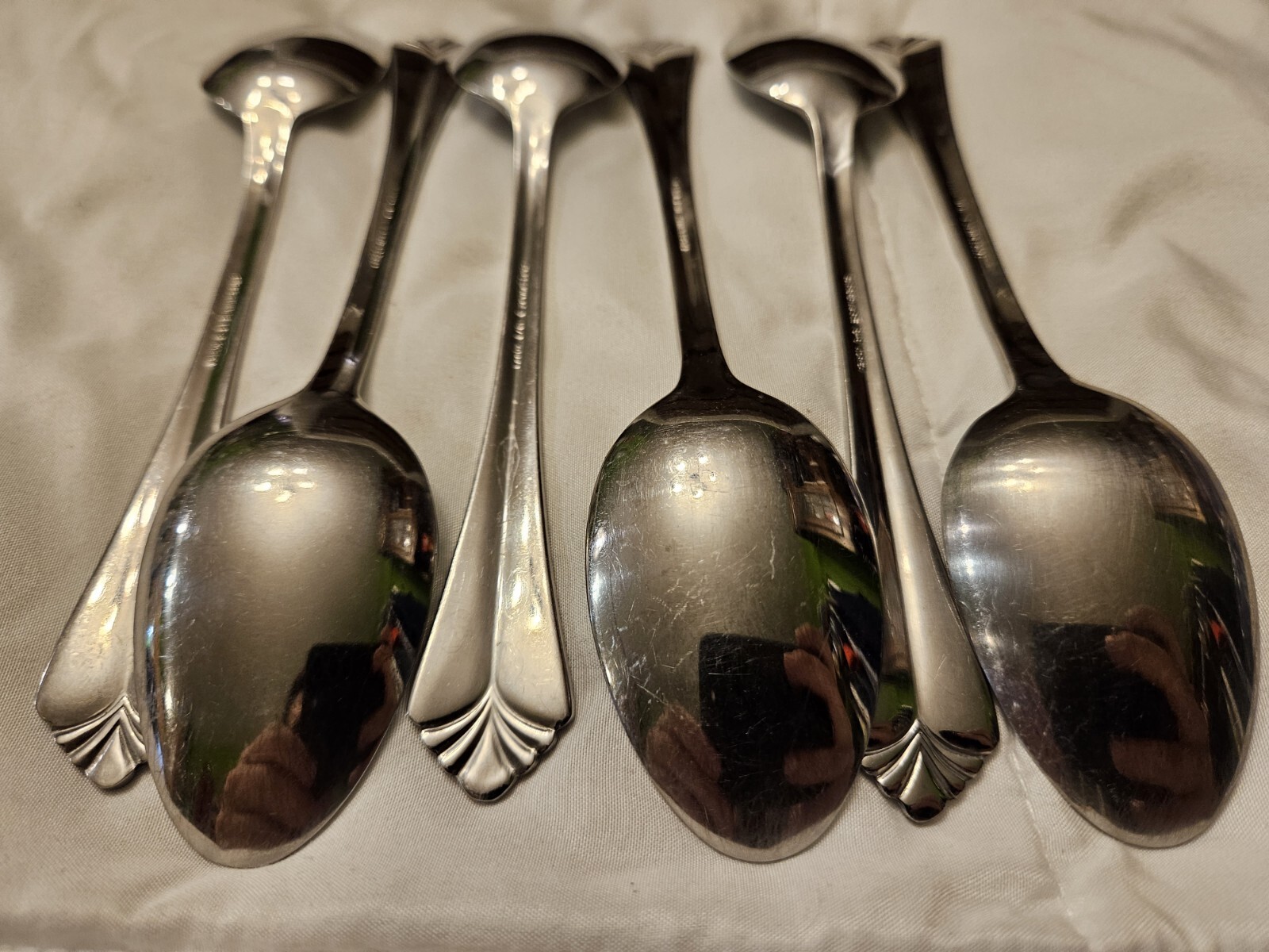 Farberware Stainless Steel Flatware Darcey Set Of 6 Dinner / Table ...