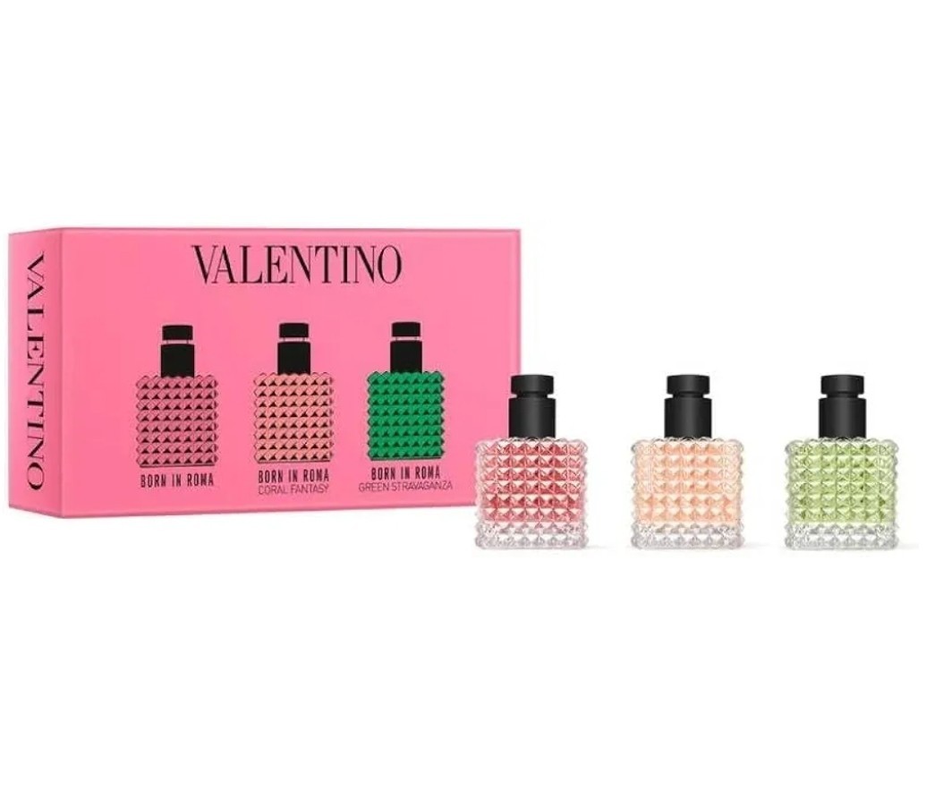 Valentino Perfume Mini Gift Set for Women: Born in Roma Donna Trio ...