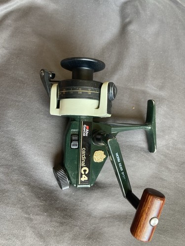 Vintage Abu Garcia Cardinal C4 Special Green Body Spinning Reel ...