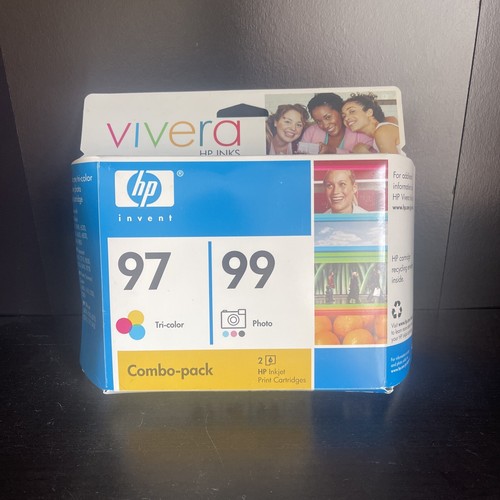 Genuine HP 99 Photo & 97 Tri-Color Ink Cartridge Combo Pack | eBay