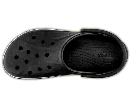Crocs Bayaband Clogs 205089-066 Black US Size M8 / W10 (0030) | eBay