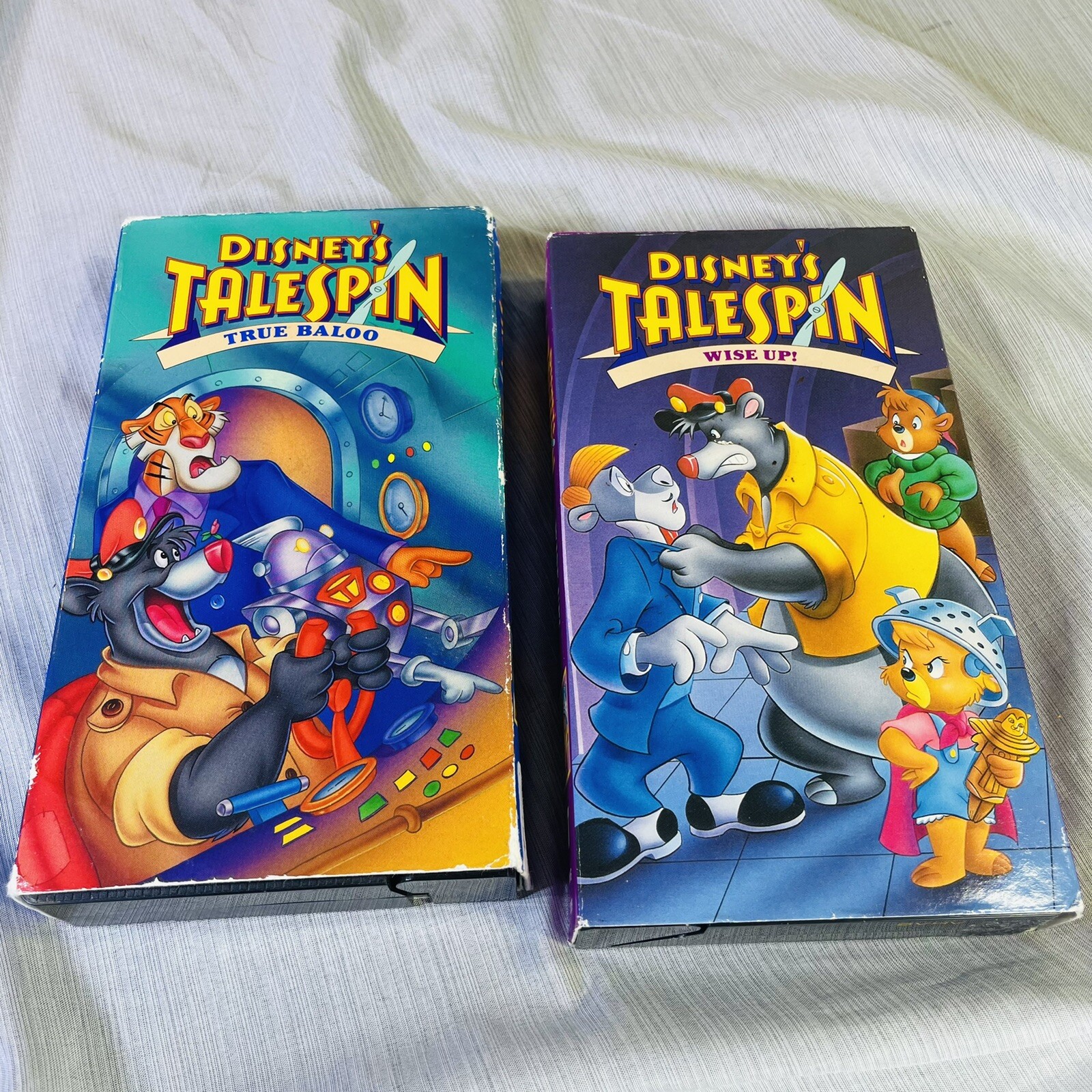 Disney's Talespin Series True Baloo, Wise Up (VHS, 1992) Tape 1 & 7 ...