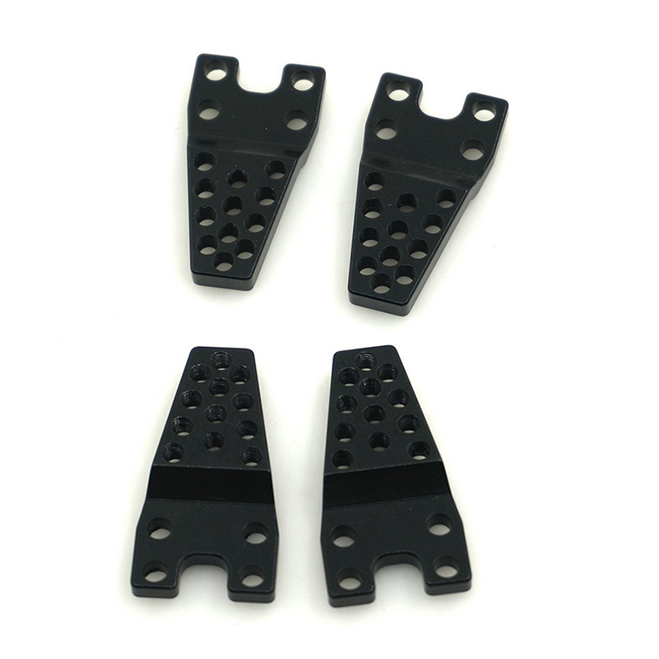 4PCS Axial SCX10 Aluminum Lower Shock Mount lift Kit for 1/10 Crawler ...