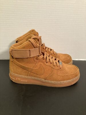 Nike Air Force 1 High Suede Women's Sz 7.5 (749266-201 Old School TAWNY ...