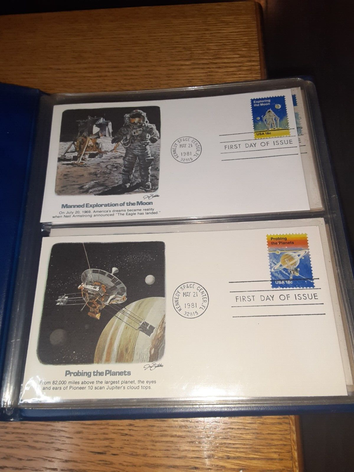 SL 4282/ US First Day Cover Album US Space Shuttle us first day covers ...