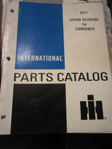IH International GH-1 Grain Headers for Combines Parts Catalog | eBay
