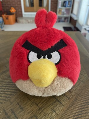 Angry Birds Commonwealth Red the Bird Mini 5.5" Plush Stuffed Toy NO ...