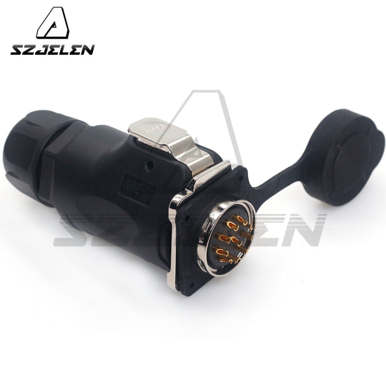 XHP28 10Pin Panel Mount Connector Plug Socket,Electrical Power Wire ...