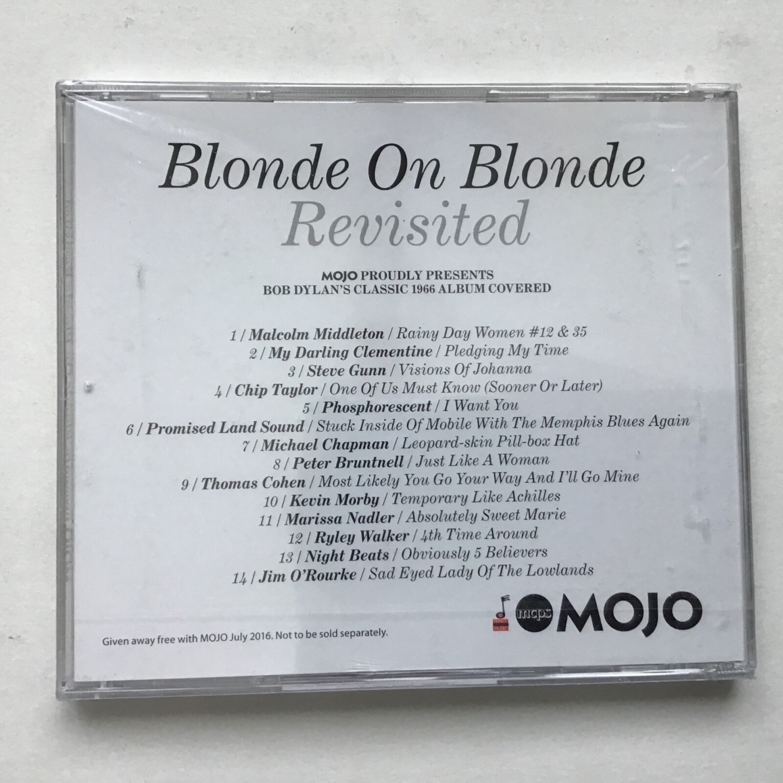 Mojo Presents Blonde on Blonde Revisited CD SEALED Michael Chapman ...