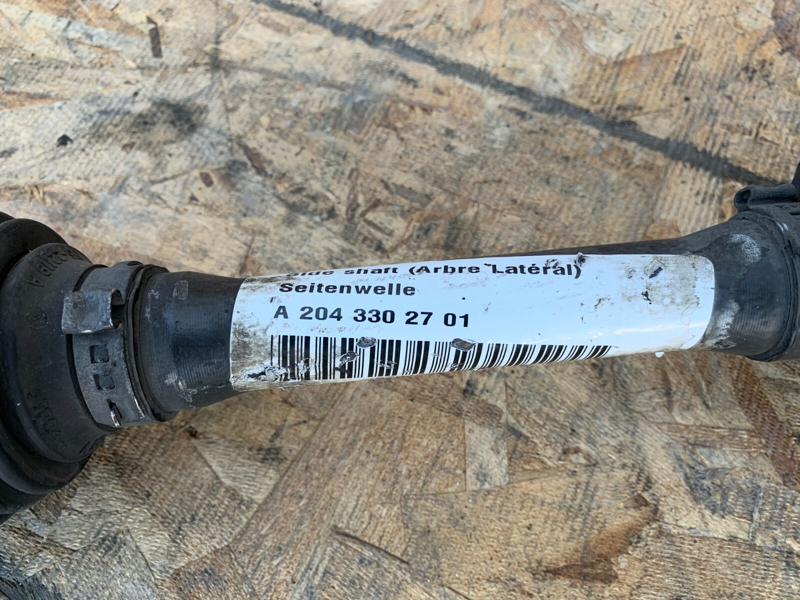 FRONT LEFT AXLE SHAFT ASSEMBLY 10-15 MERCEDES GK250 GLK350 4MATIC X204 ...