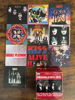 KISS Originals 1974-1978 10 Title 12 CD Box Digital Remastered ...