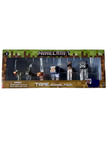 Jazwares MINECRAFT TAME ANIMAL Pack Series 3 Chicken Bunny Cat Horse ...