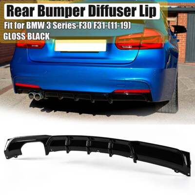 FOR BMW 3 SERIES F30 F31 REAR BUMPER DIFFUSER M SPORT M PERFORMANCE ...
