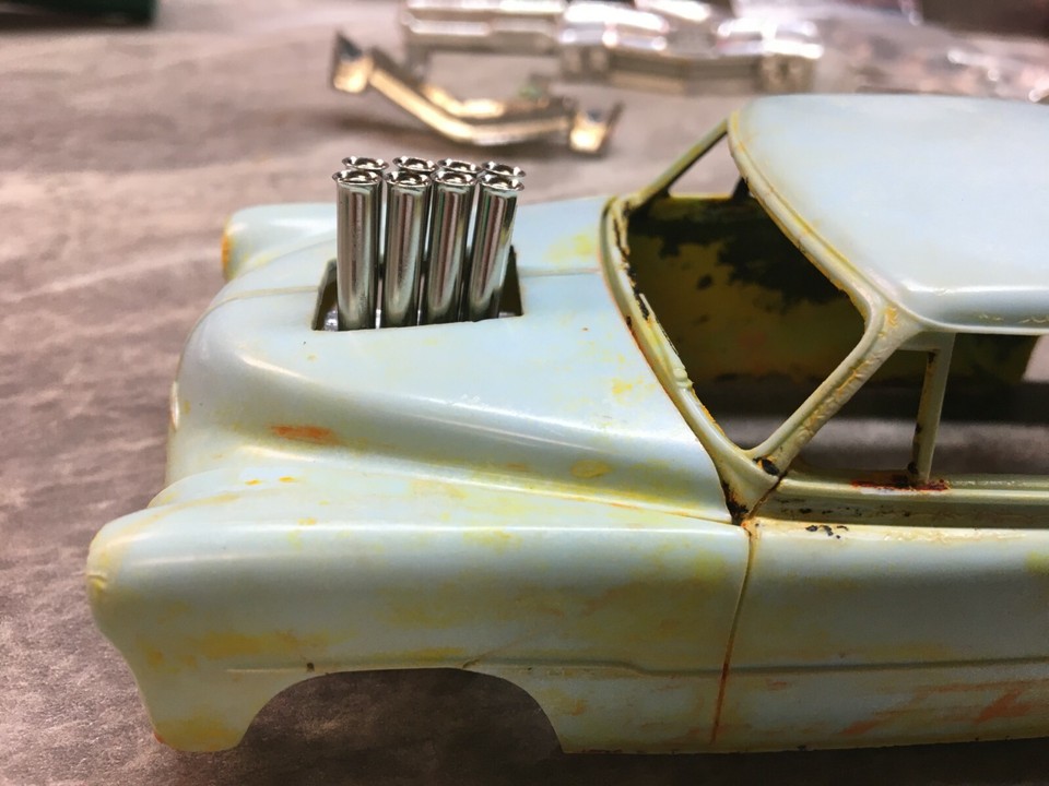 Set of 8 Metal Injector Stacks 1/24 scale - 20 MM long 3.7 MM Diameter ...