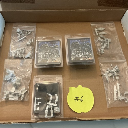 Battletech Miniature Lot 6 - 7 new metal miniatures needs assembly | eBay