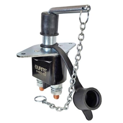 Heavy Duty 400A 12v/24v TIR Battery Isolator Cut Off Kill Switch Truck ...