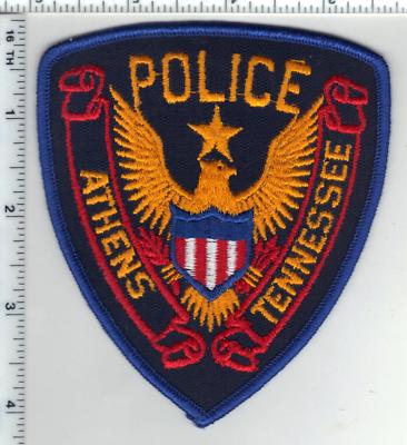 Athens Police (Tennessee) Shoulder Patch from the 1980's | eBay