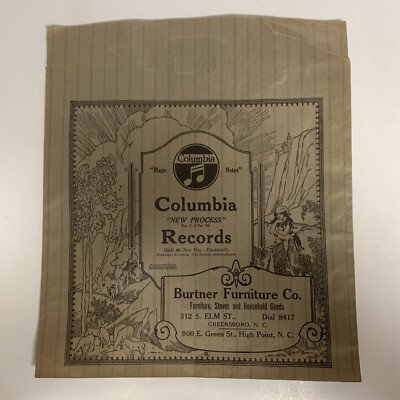 Set Of Vintage Record Bags - Columbia Records - Greensboro NC | eBay