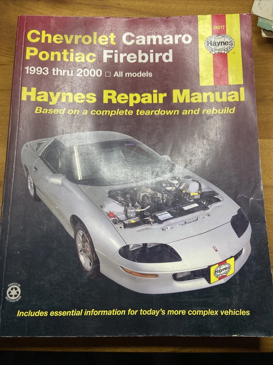 Haynes Manual Camaro