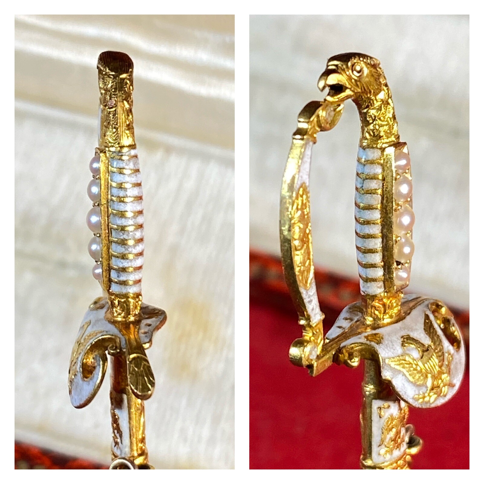 Antique Victorian Hat Pin 14K Gold Stick Pin Military Sword Pin Sword ...