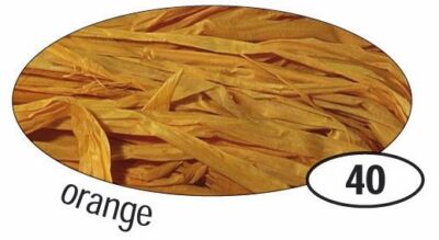 Folia 9040 Naturbast Raffia - matt, orange, 50 g | eBay.de