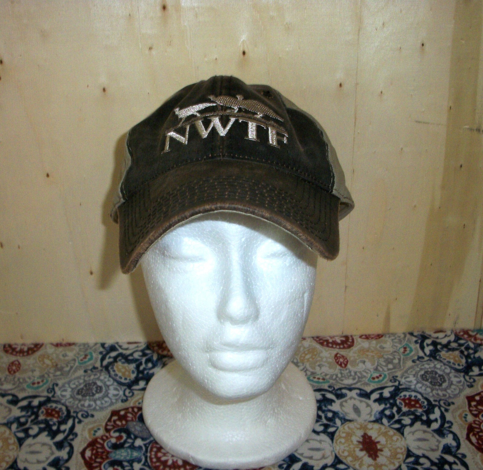NWTF National Wild Turkey Federation Cap Brown Tan Trucker Hat ...