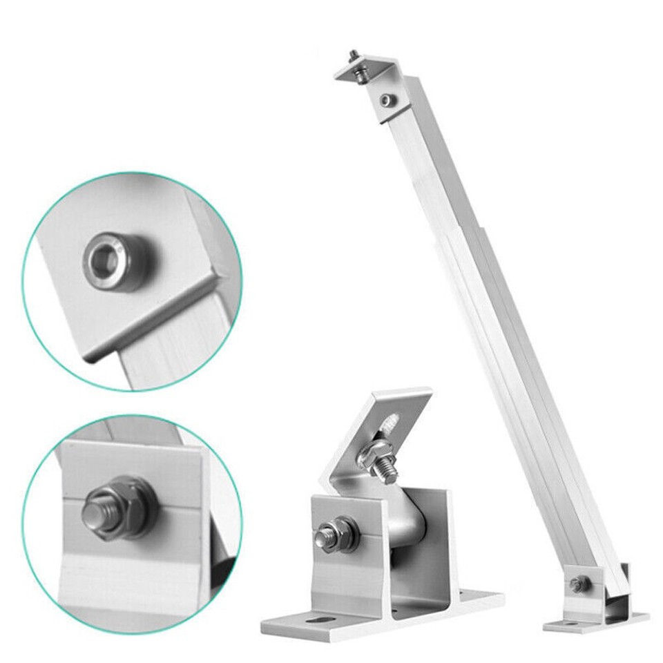 Solar Panel Mounting Bracket Adjustable Angle Tilt Mount Fixing Wall ...