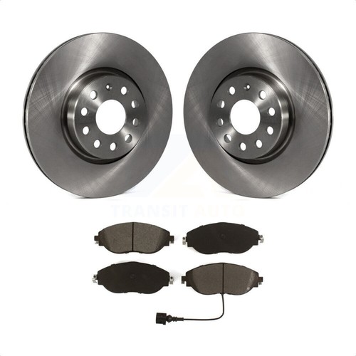 [Front] Disc Brake Rotors And Semi-Metallic Pads Kit For Volkswagen GTI ...