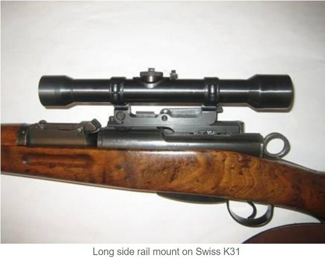 All Steel Swiss Schmidt Rubin K31 K-31 LSR Scope Mount | eBay