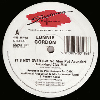 Lonnie Gordon - It's Not Over (Let No Man Put Asunder) (12") | eBay