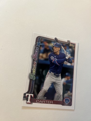 2023 Topps Future Stars Evan Carter Texas Rangers Baseball Card | eBay