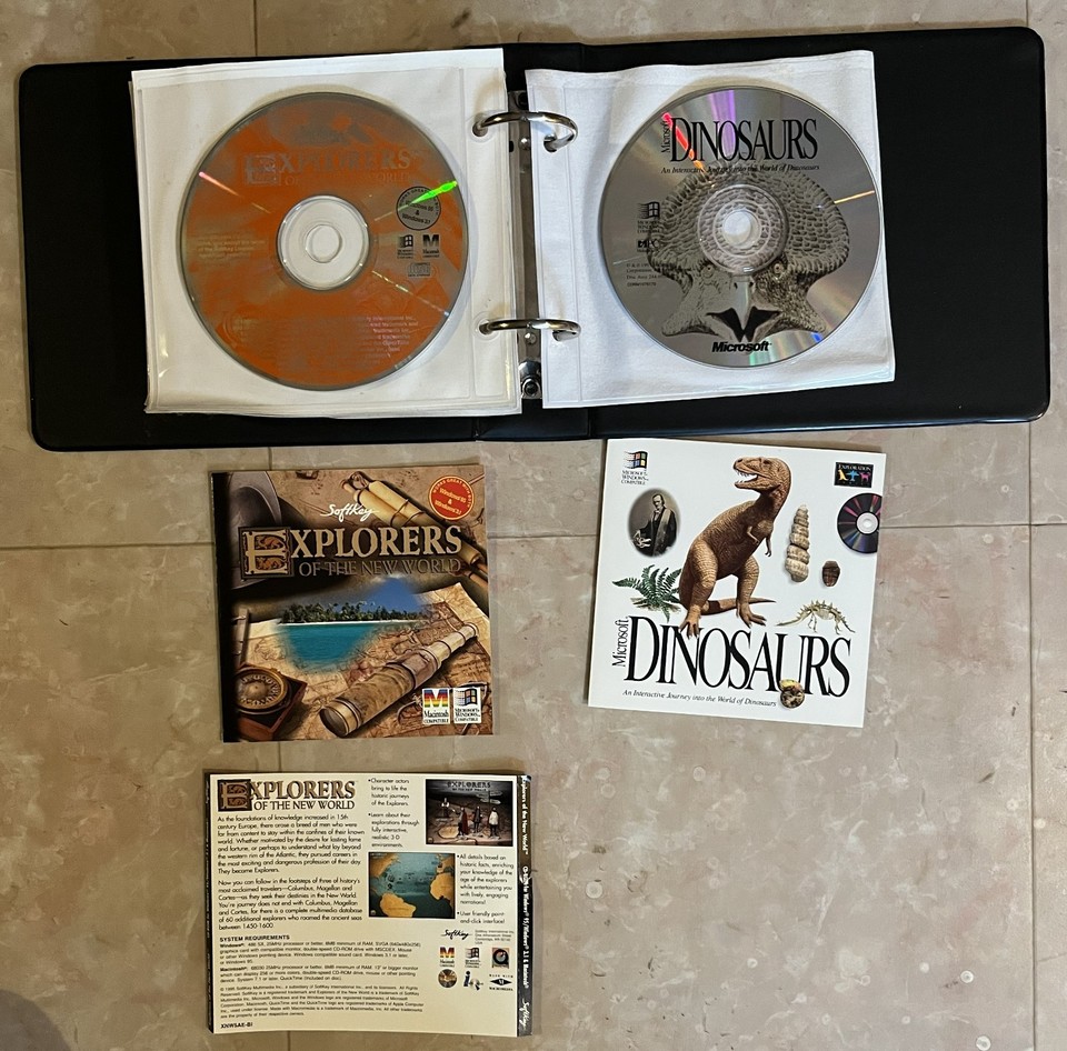 Vintage Microsoft Computer Software Bundle & others - Lot of 15 Discs ...