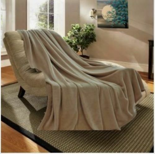 SMALL THROW SOLID SOFT BED BLANKET MICRO-PLUSH COMFORT FLEECE SUPER ...