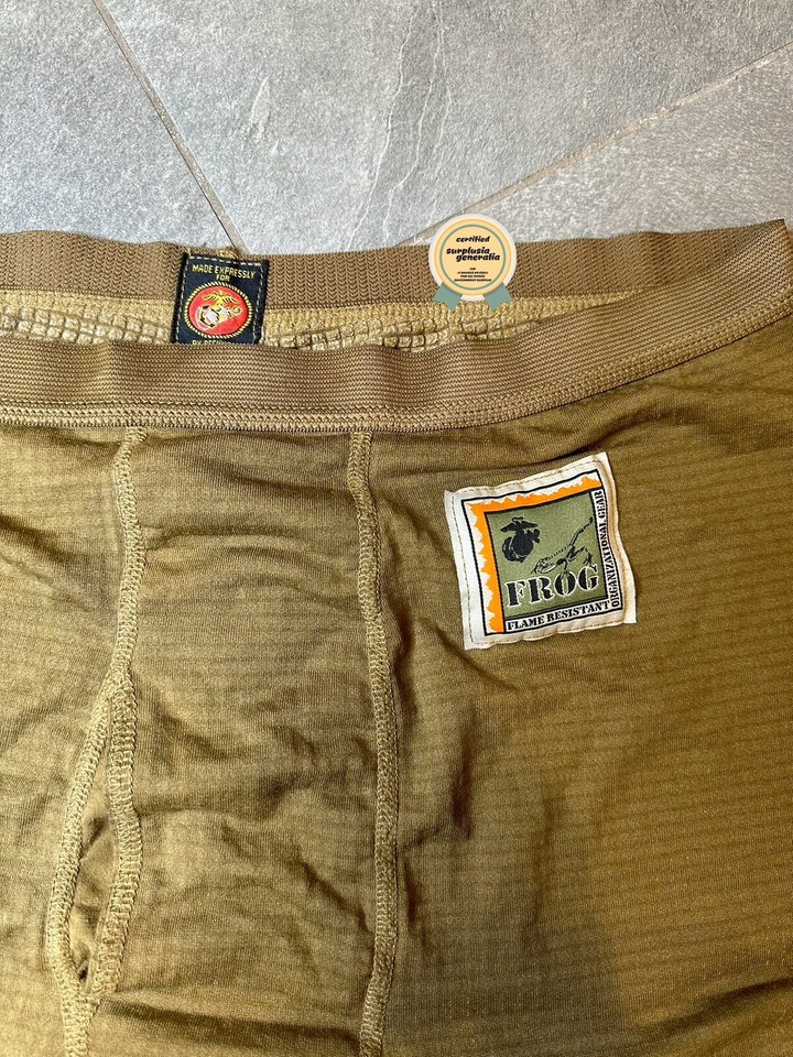 USMC Issue! FROG Waffle Bottoms! Flame Resistant Fleece Drawers! Small ...