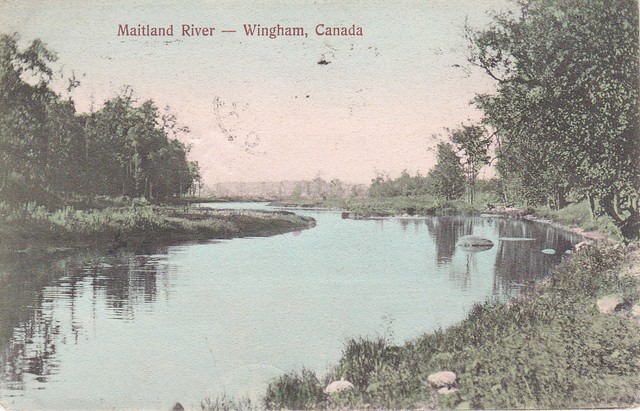 Maitland River , WINGHAM , Ontario , Canada , PU-1914 | eBay