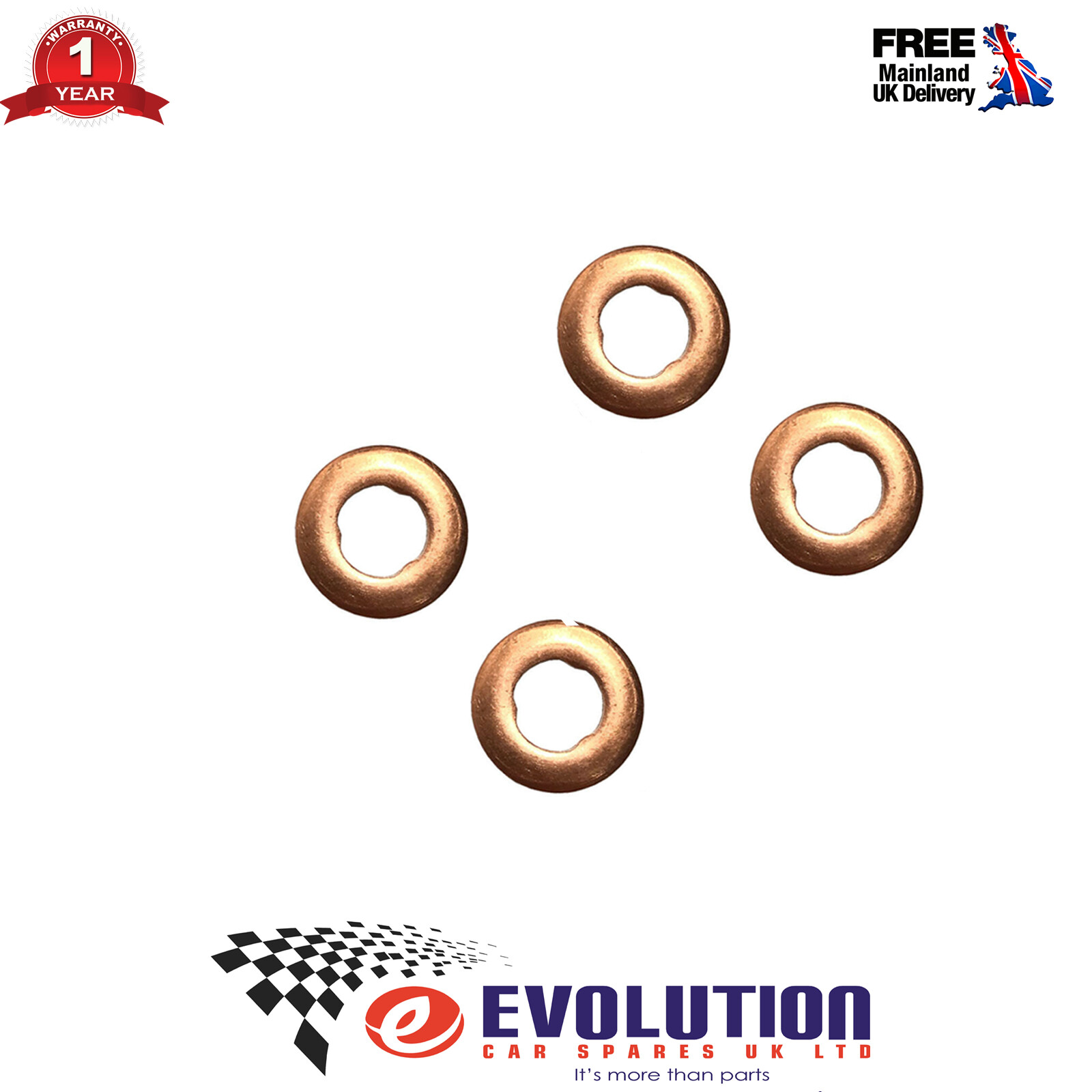 4x Fuel Injector Seal Fits Mercedes-benz Class VITO SPRINTER Smart ...