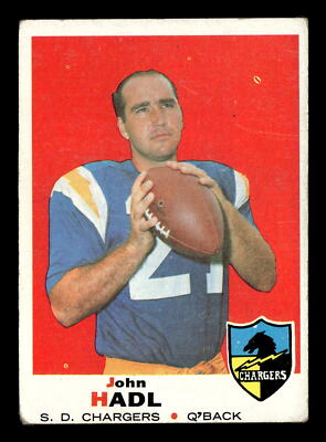 John Hadl 1969 Topps #171 San Diego Chargers GD-VG | eBay