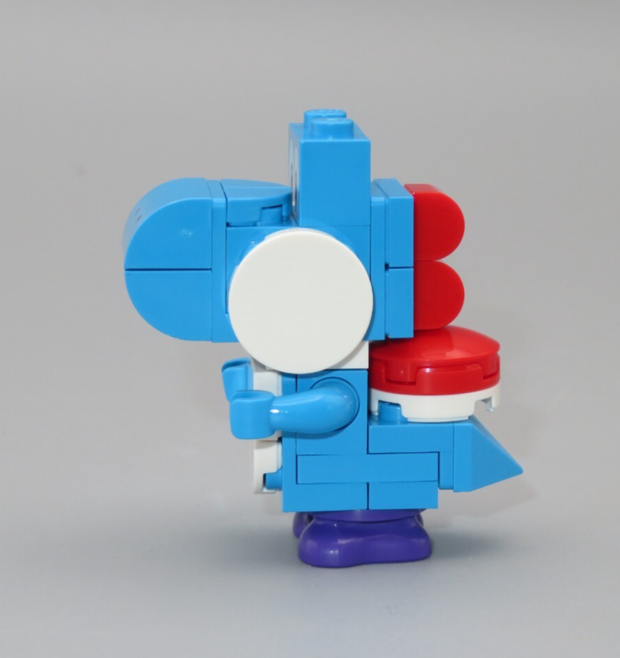 Lego Super Mario New Yoshi dark azure blue minifigure 72031 | eBay