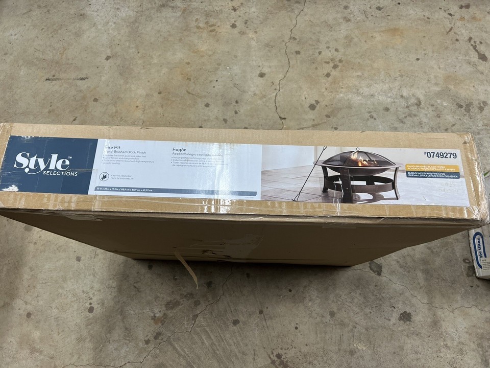 Style Selections Fire pit 749279 | eBay