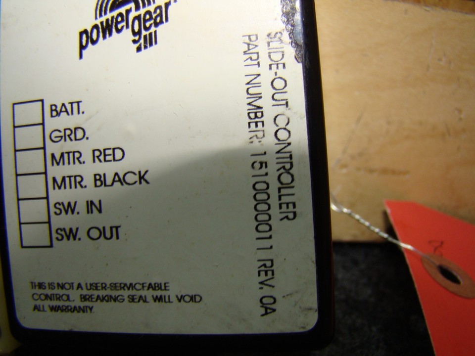 USED RV POWER GEAR SLIDE-OUT CONTROLLER P/N: 1510000011 | eBay