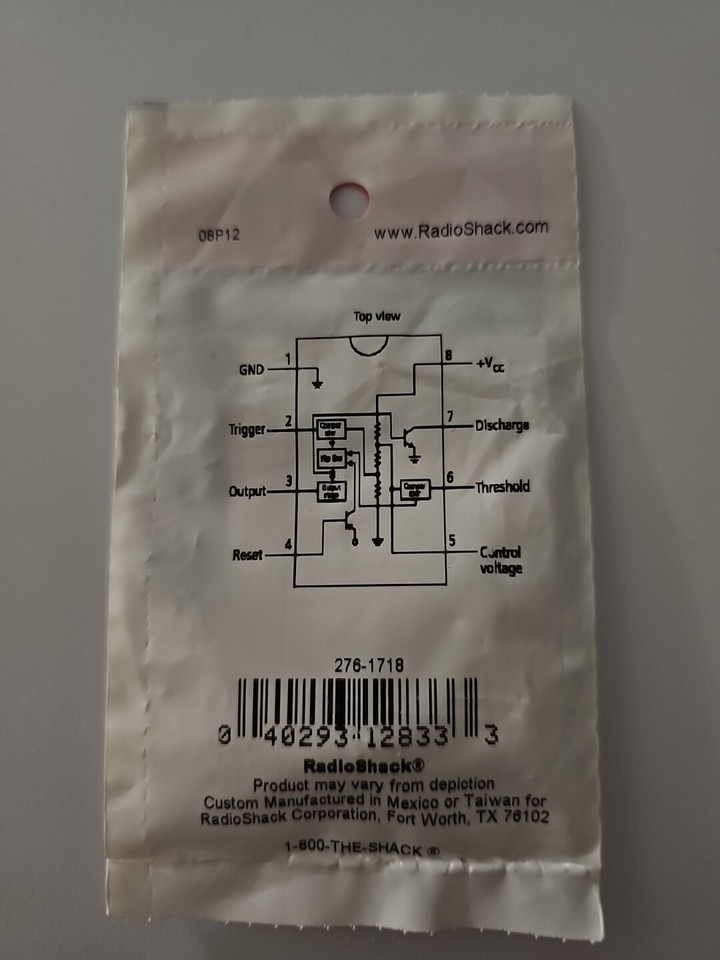 Radio Shack TLC555 Low-Power Timer IC #276-1718 | eBay