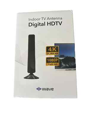 WAVE Indoor TV Antenna Digital HDTV 4K ULTRA HD 1080P FULL HD NEW ...