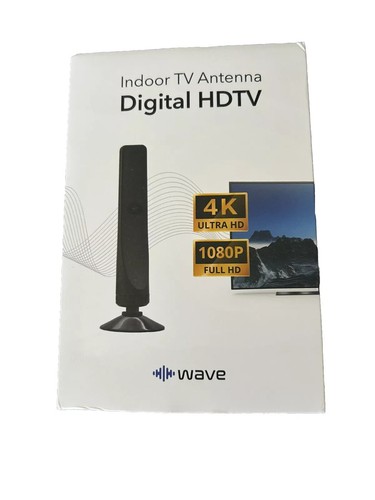WAVE Indoor TV Antenna Digital HDTV 4K ULTRA HD 1080P FULL HD NEW ...