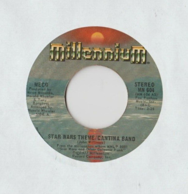 MECO Star Wars Theme Cantina Band / Funk 45 RECORD 1977 | eBay