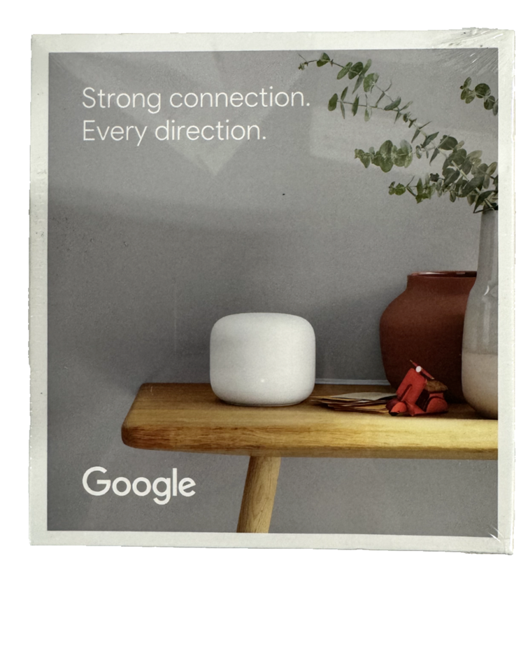 (2-Pack) Google Nest Wifi Mesh ROUTER ONLY Snow White, Wi-Fi Ga00595-US ...