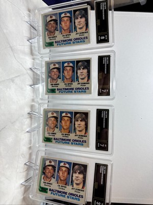 Cal Ripken 1982 Topps #21 RC set of (4) | eBay