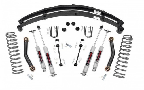 RoughCountry RR Springs Front & Rear 4.5" Suspension Lift Kit for 84-01 ...