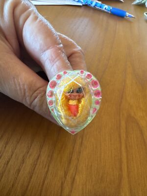 Vintage Liddle Kiddles Ring Heart Shaped With Little Doll Jewelry ...