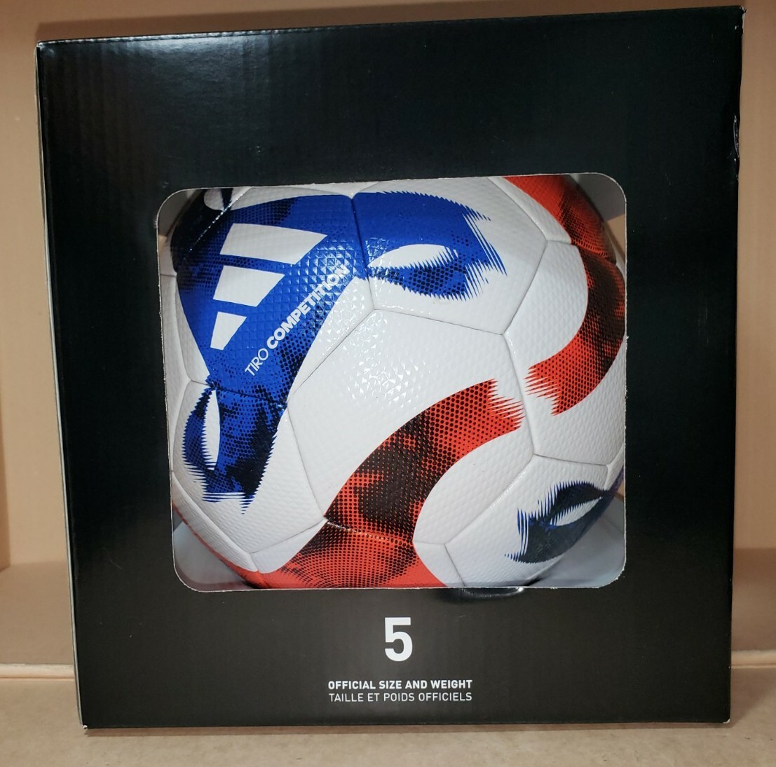 ADDIDAS TIRO COMPETITION SOCCER BALL SIZE 5 HT2426 NEW in BOX | eBay