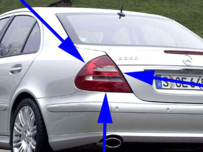 2003-2006 Mercedes-Benz E320 E350 E500 Sedan Driver Left Tail Light ...